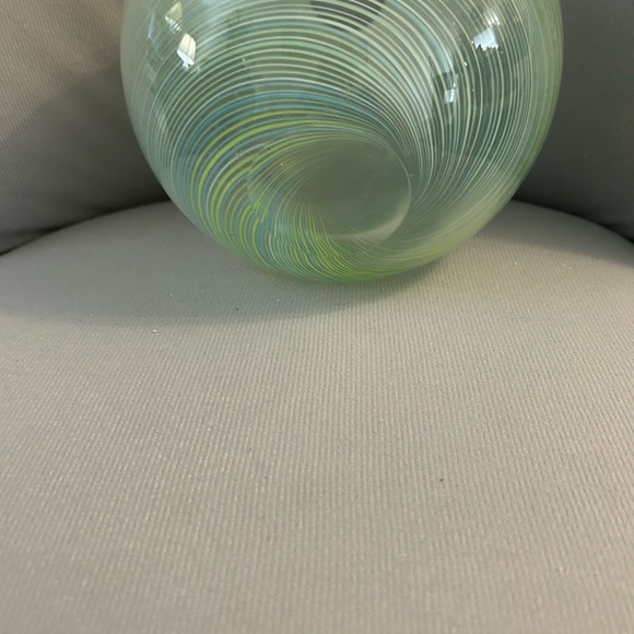 Accents | Vintage Handblown Spherical Mezza Filigrana Murano Styled Art ...